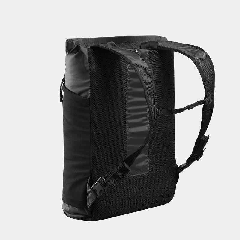 Jual Decathlon Forclaz Compact 2In1 Tote Bag - Travel 15L - Bla ...