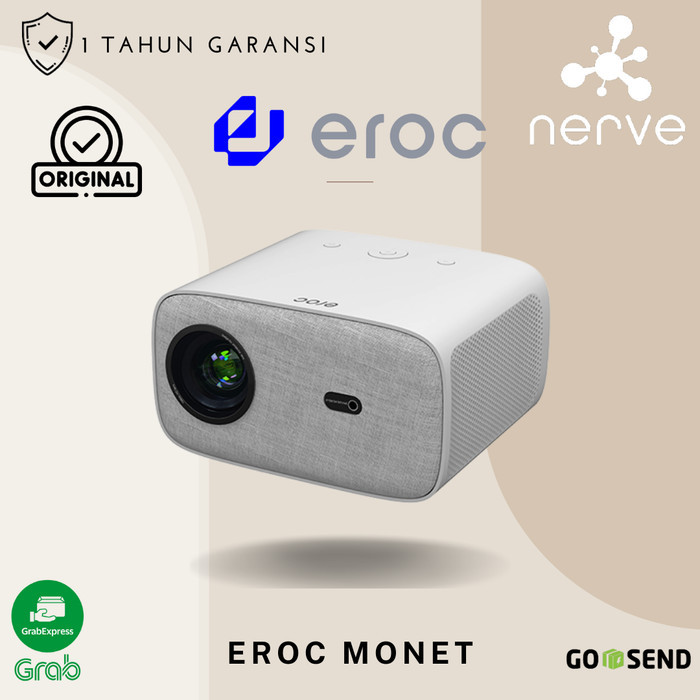 Jual EROC - MONET Projector Full HD 450 ANSI 5G Netflix Fully Auto Focus | Shopee Indonesia