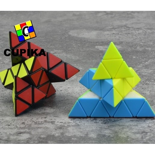 Jual Ready Rubik LEFUN Piramid 4x4 Pyraminx Segitiga Magic Cube ...
