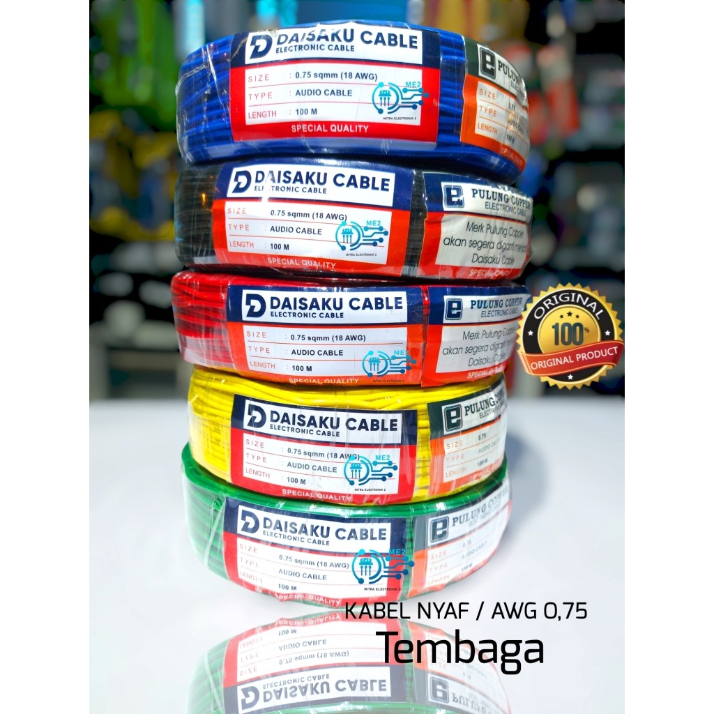Jual Rakitan power Amplifier Kabel Serabut NYAF 0,75mm Harga perMeter ...