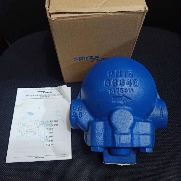 Jual READY STOKKK BALL FLOAT STEAM TRAP SPIRAX SARCO TYPE : FT14-10 DN25 (1"INCHI) | Shopee ...