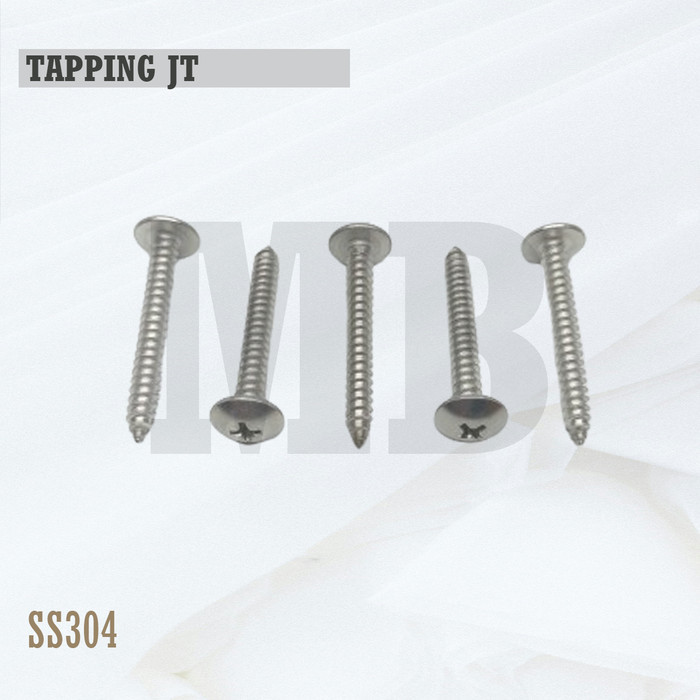 Jual TAB 8X 1 Tapping Screw Truss 8 X 1 Stainless SS304 Tapping JT ...
