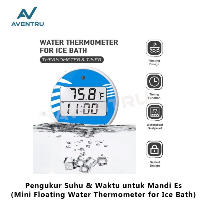 Jual >>>>>] Ice Bath Floating Mini Digital Thermometer Termometer Alat ...