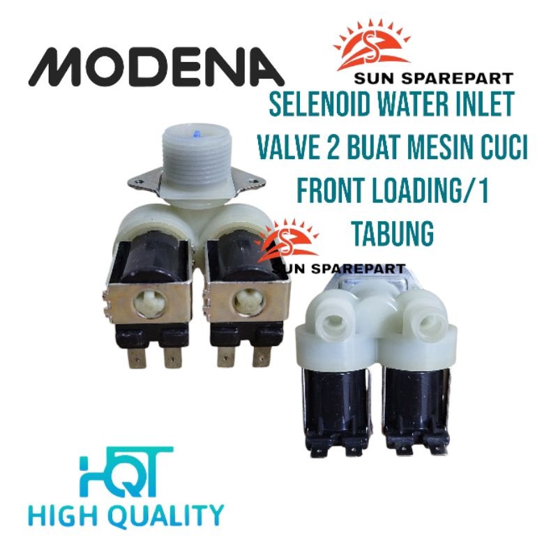 Jual selenoid water inlet Valve 2 MODENA mesin cuci front loading/1 ...