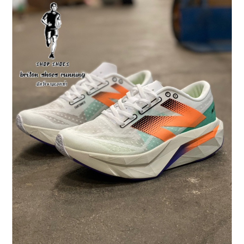 Jual Sepatu Lari Saes New Balance SC Elite v4 Produk Oranye Putih ...
