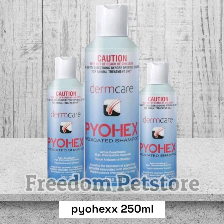 Jual Dermcare Pyohex Shampoo dog & cat 250ml | Shopee Indonesia