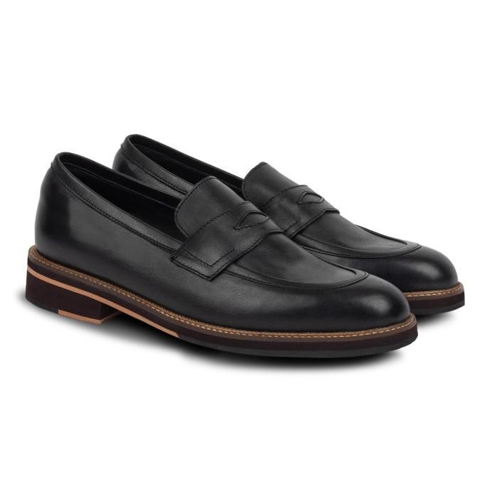 Jual Blake Penny Loafers Black / Sepatu Formal / Sepatu Nappa Milano ...
