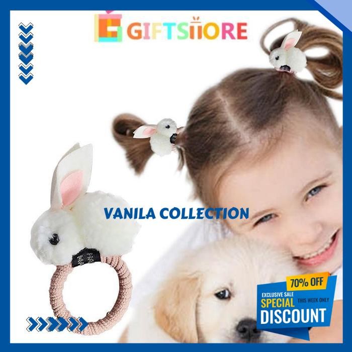 Jual IMPORT IKAT RAMBUT ANAK KLINCI LUCU TIGA DIMENSI / JEPIT MODEL ...