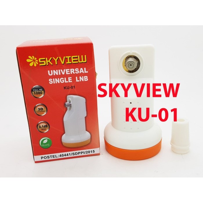 Jual Produk Baru!! KU-01 LNB single Ku Band Skyview Noise 0.1 DB (Offset) | Shopee Indonesia