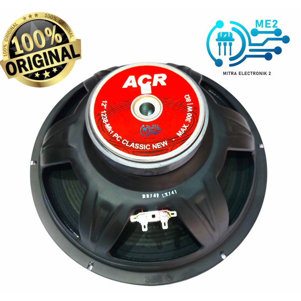 Jual ACR Speaker 12 inch 1238 PC Classic New 300 watt Full Range 8 Ohm Tipe 12''1238 pc classic ...