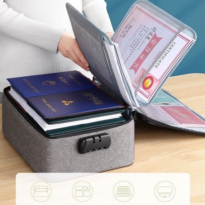Jual MAP TAS BERKAS DOKUMEN FILE SERTIFIKAT ANTI AIR JINJING TRAVEL BAG ...