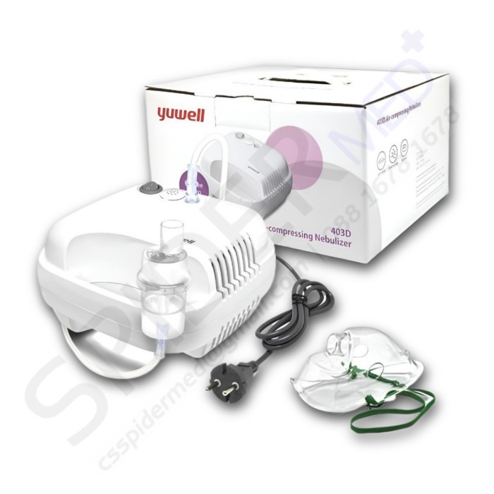 Jual Yuwell 403D Nebulizer Air Compressing / Alat Uap Nebuliser 403-D ...