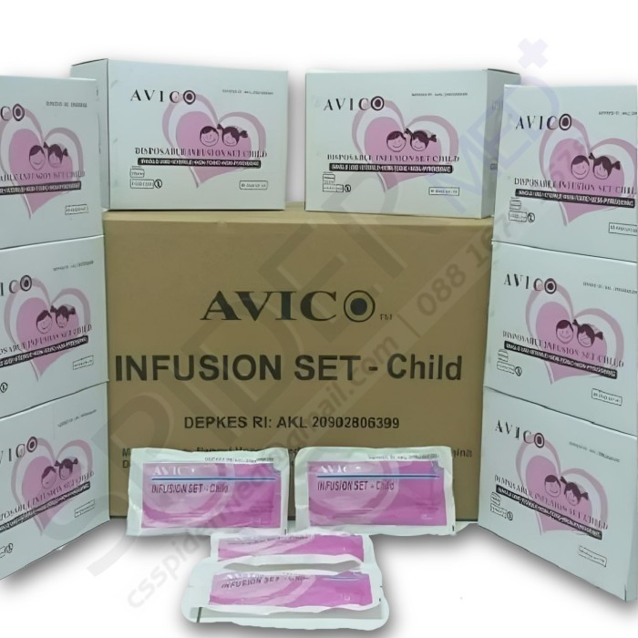 Jual AVICO INFUSION SET / INFUS SET AVICO DEWASA / SELANG INFUS SET BOX ...