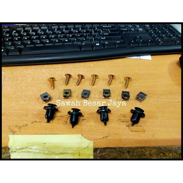 Jual HOT DEAL BAUT CLIP KLIP KANCING PLASTIK COVER ENGINE DECK DEK ...
