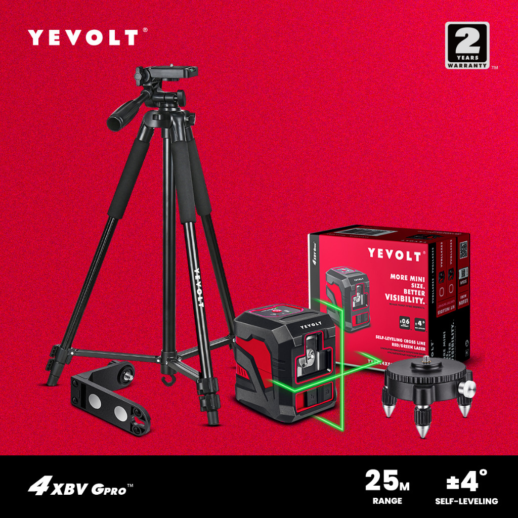 Jual YEVOLT Alat Pengukur Visibilitas Tinggi Self-Leveling Gaya Mini 2 ...
