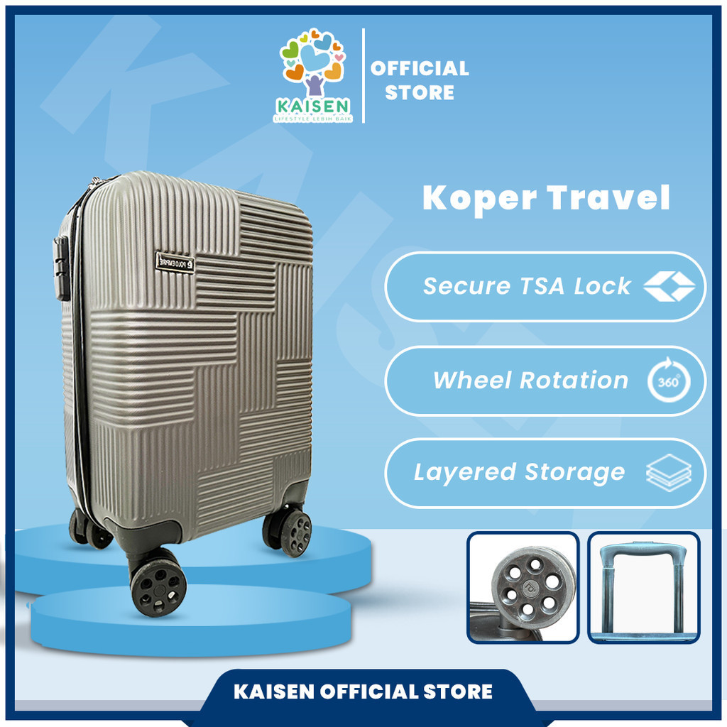 Jual Kaisen Koper Kabin Koper Roda Bagasi Hardcase Kabin Koper Tahan ...