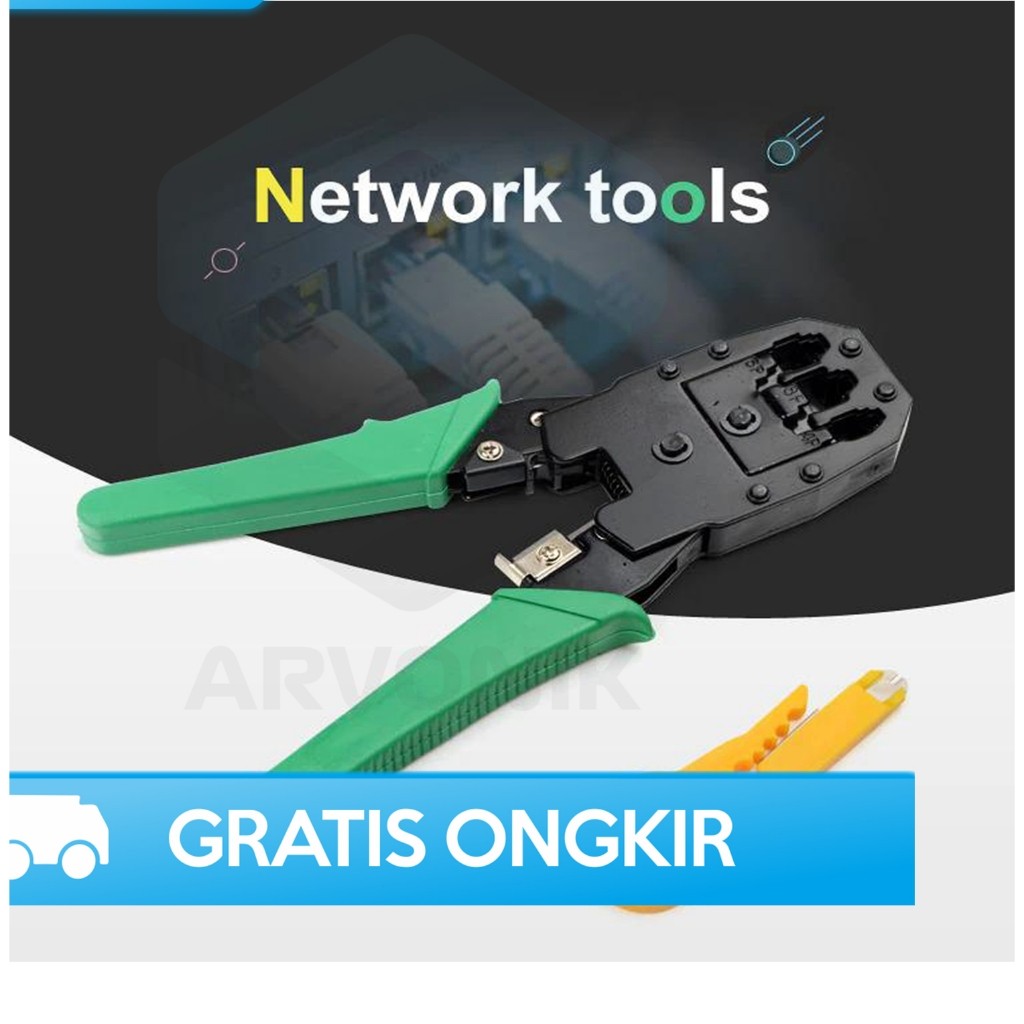 Jual TANG CRIMPER KABEL JARINGAN LAN TANG RJ45 RJ-11 EFEKTIF MURAH ...