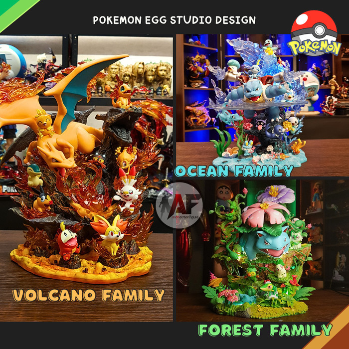 Jual Statue Pokemon Ocean Family EGG Studio Design LED | Shopee Indonesia