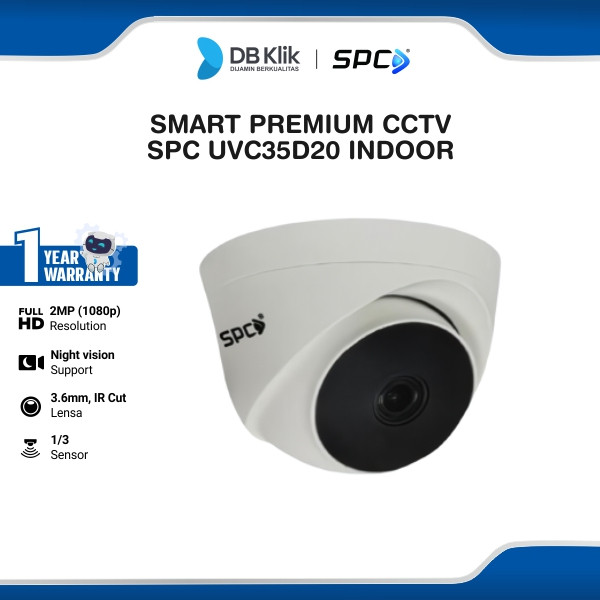 Jual Spc Smart Premium Cctv Uvc35D20 Indoor 2Mp | Shopee Indonesia