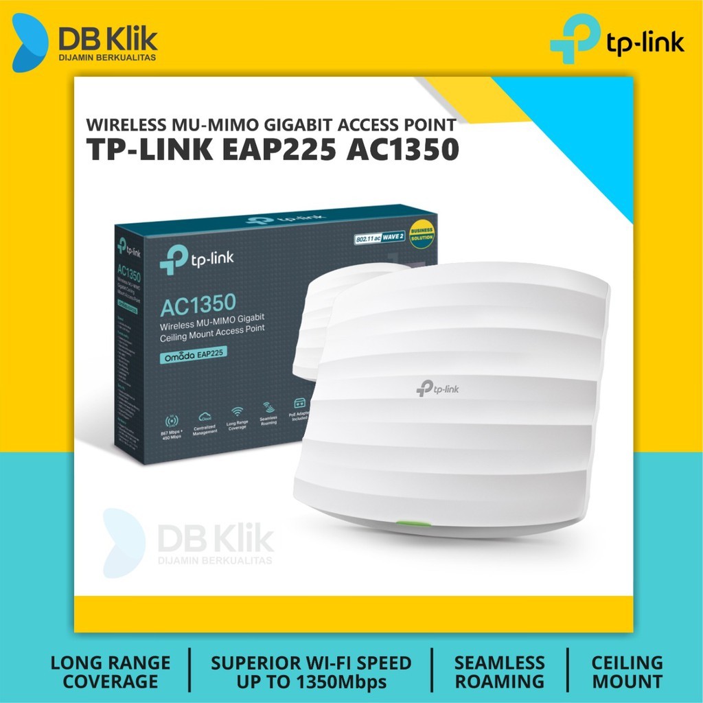 Jual Tp-Link Access Point Tp Link Eap225 Ac1350 Gigabit Ceiling Mount ...
