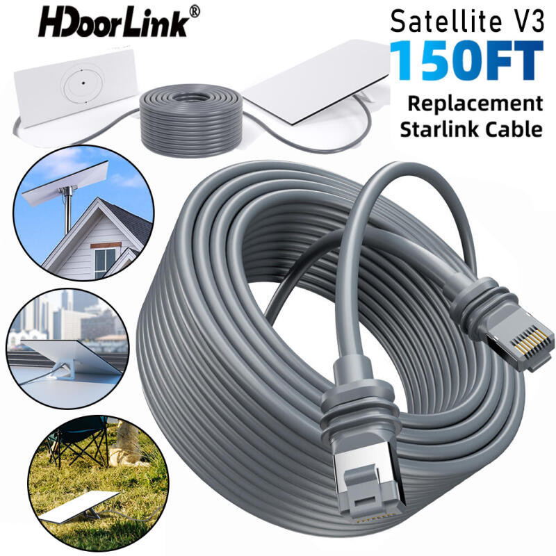 Jual Kabel Starlink Gen 3 HdoorLink 150FT Kabel Starlink Untuk Starlink ...