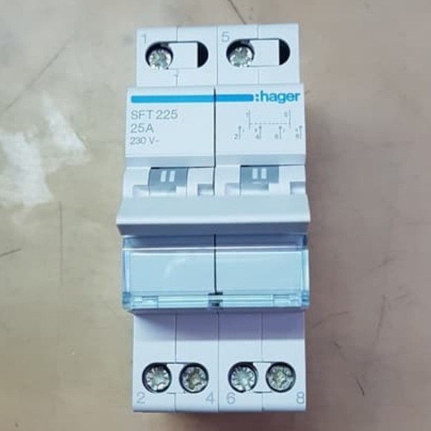 Jual Hager Change Over Switch / Ohm Saklar Tipe Sft225 Hager | Shopee ...
