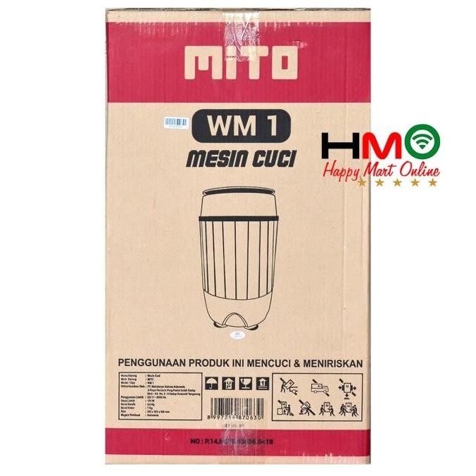 Jual Mesin Cuci Portable 3.5 kg Mito WM1 WM 1 Mesin Cuci Mini Port ...