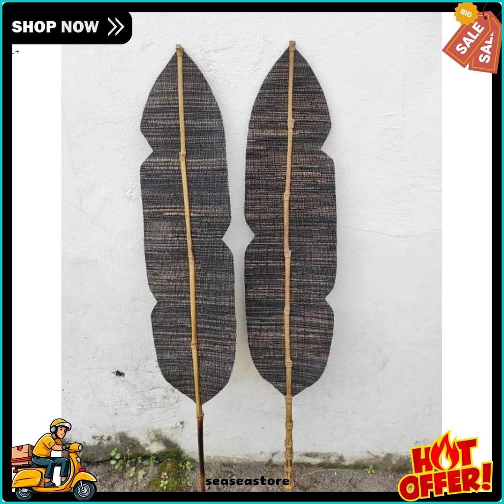Jual Dekorasi Rustic Daun Pisang Kering Mini Dekorasi Photoshoot (Cod ...