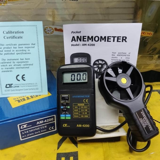 Jual Anemometer Lutron Am-4200 Harga Distributor Original Dan ...