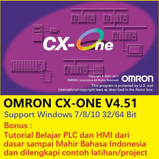 Jual OMRON CX ONE V4.51 PLC PROGRAMMING SOFTWARE WITH KEYCODE ...