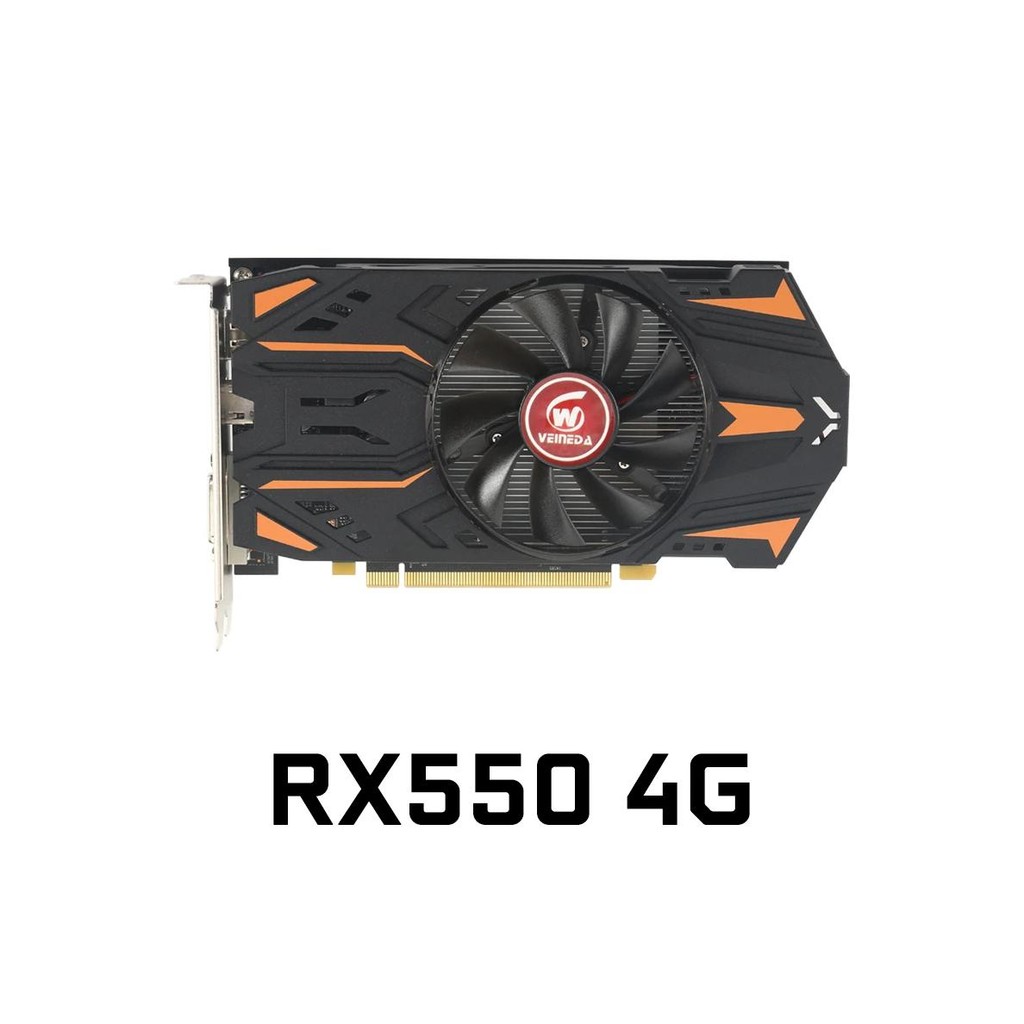Jual veineda rx 550 4g graphic card gddr5 128bit 1183mhz 6000mhz 14nm dp dvi 512units 14nm rx550 ...