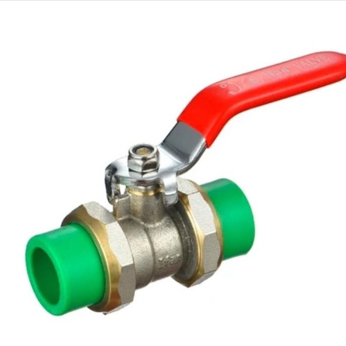 Jual DOUBLE UNION BALL VALVE 63MM X 2 INCH PPR WATERMUR BALL VALVE 100% ...