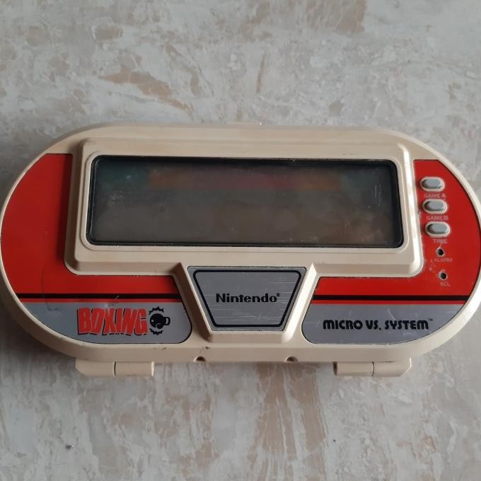 Jual Nintendo Game Watch Micro VS System Gimbot Boxing Antik 1994 Murah ...