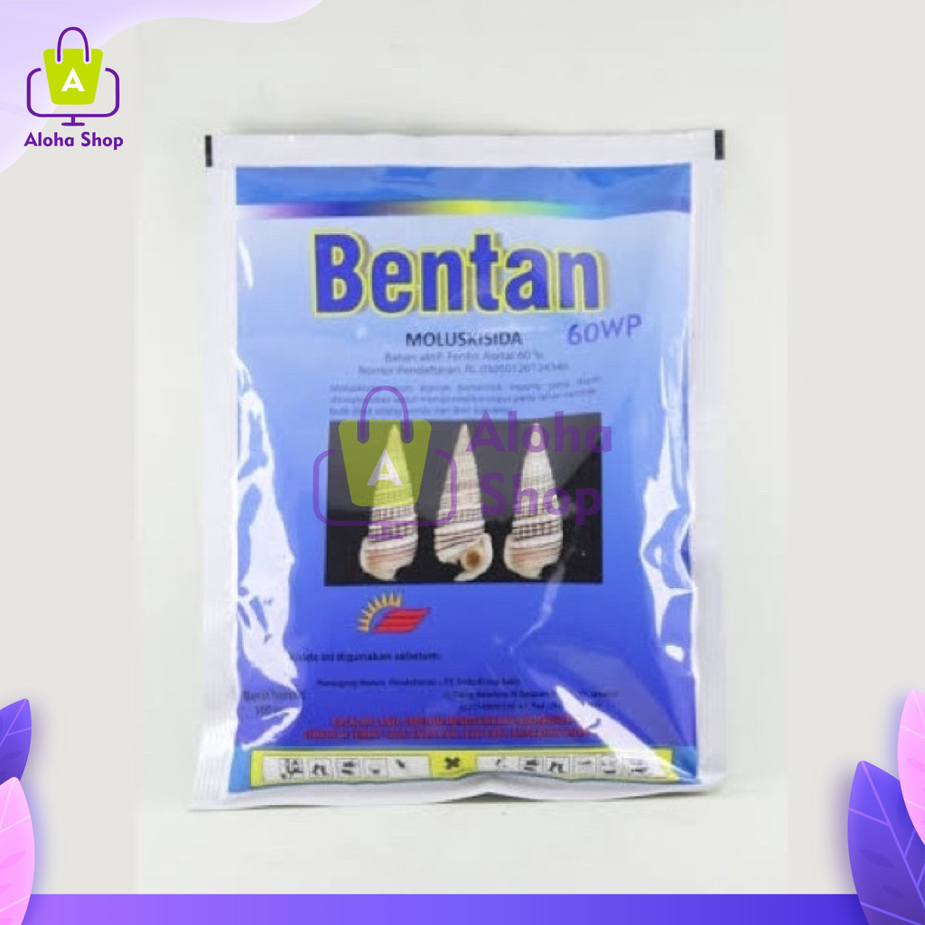 Jual AS Moluskisida Bentan 60wp 50 gr Racun Keong Siput Pembasmi Hama ...