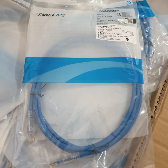 Jual TERBARU - Kabel Lan Cat6 Commscope Original 3Meter UTP Cable Cat 6 ...