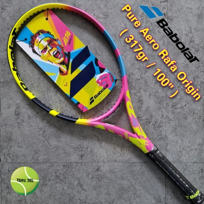 Jual Raket Tenis Babolat Pure Aero Rafa ORIGIN New 2024 ( 317gr / 100" ) | Shopee Indonesia
