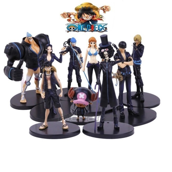 Jual Pajangan Mainan Anime One Piece Action Figure GLM Movie Gold Set 9 ...