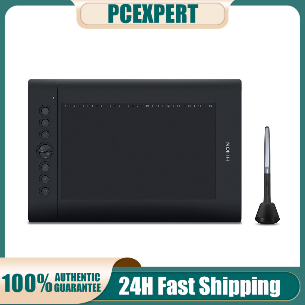 Jual Tablet Gambar Grafik USB Huion Pad Art H610 PRO V2 yang ...