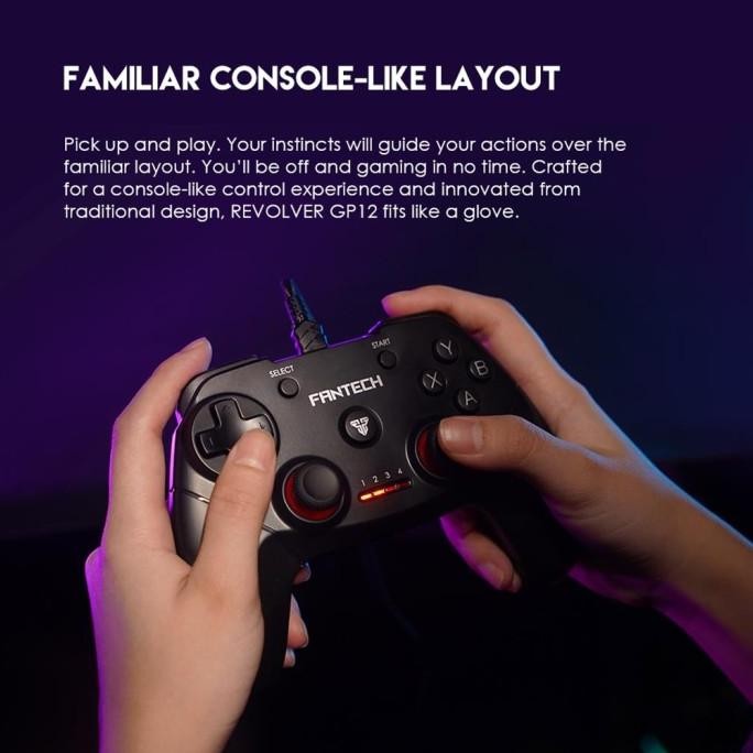 Jual Promo Fantech Revolver Gp12 Gaming Controller Gamepad Joystick Usb ...