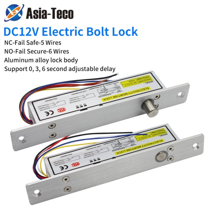 Jual PROMO 5 / 6 Wires Aluminum Fail Safe Fail Secure Electronic Drop ...