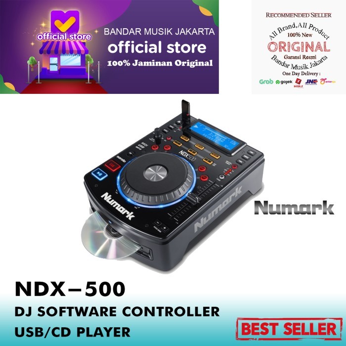 Jual NUMARK NDX-500 DJ SOFTWARE CONTROLLER USB/CD PLAYER | Shopee Indonesia