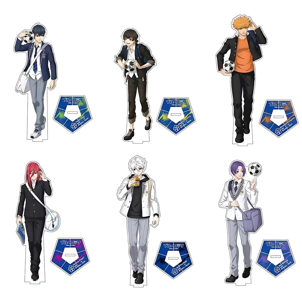 Jual blue lock figure acrylic stands 2 isagi chigiri bachira nagi ...
