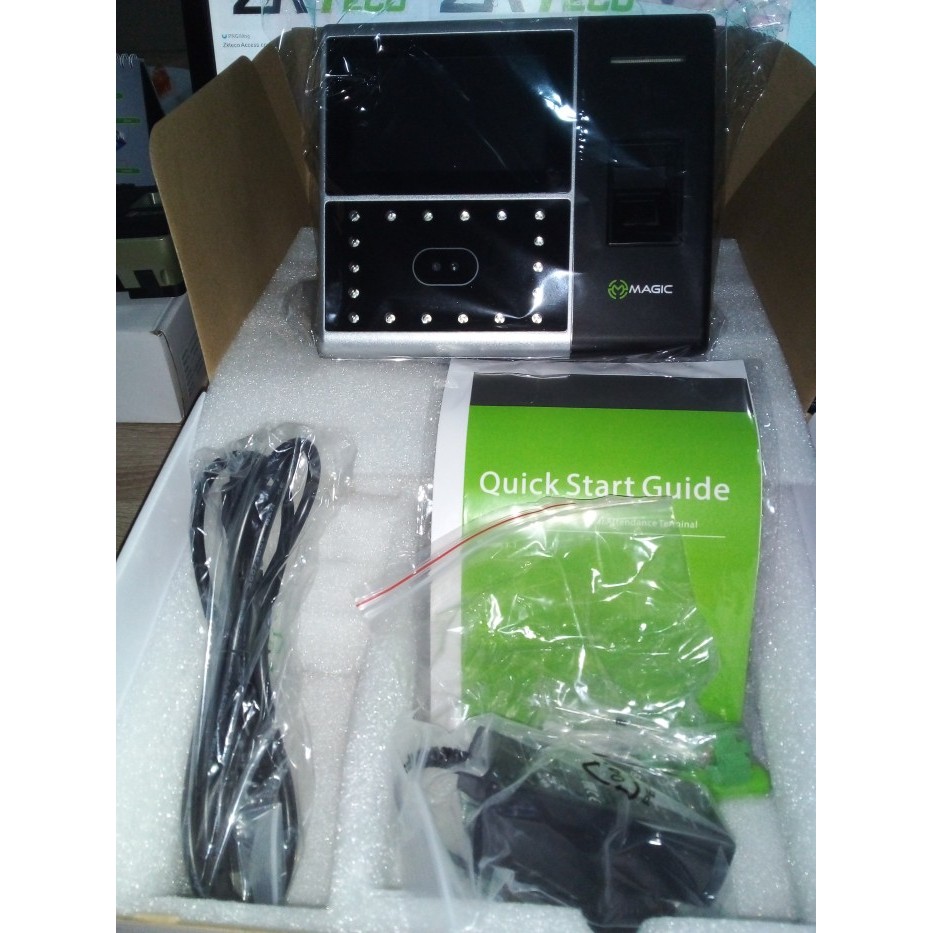 Jual Mesin Absensi Wajah Zkteco Uface 302 Fingerprint Rfid Pin | Shopee ...