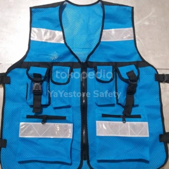 Jual Rompi safety 6 kantong / rompi proyek jaring tebal termurah !! CM ...