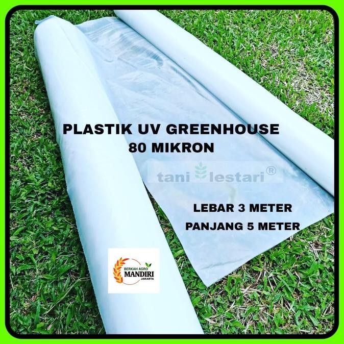 Jual PLASTIK UV LEBAR 3 METER PANJANG 5 METER TANI LESTARI HIDROPONIK ORIGINAL DAN TERPERCAYA ...