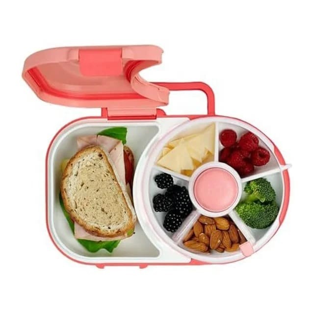 Jual TERBARU - Kotak Makan Snack box Putar 5 Sekat Mirip Dupe Gobe ...