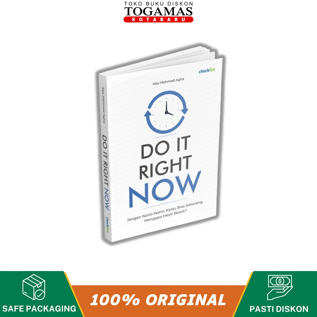 Jual DO IT RIGHT NOW - ABA MEHMED AGHA | Shopee Indonesia