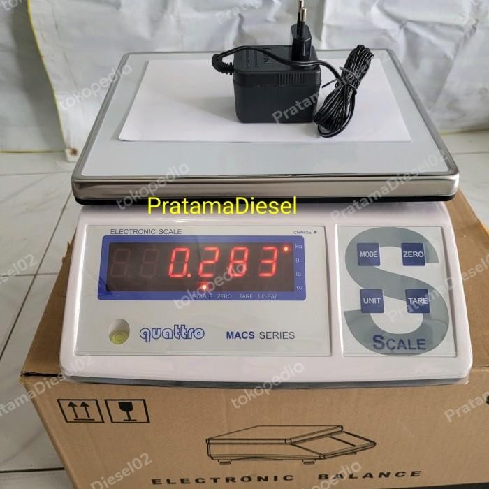Jual Timbangan Digital 30Kg Quattro Macs-W By Cahaya Adil | Shopee ...
