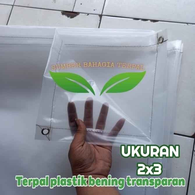 Jual Terpal Plastik Bening Transparan Ukuran 2X3 | Shopee Indonesia