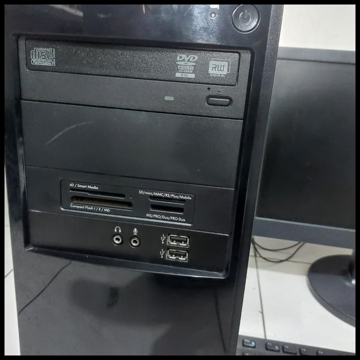 Jual Satu Set Pc Intel Core i3 Gen 2 Ram 4gb Ssd 128gb Monitor 18 inch ...
